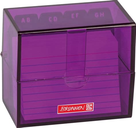 Brunnen Gummiband Brunnen 102058060 Karteikasten Colour Code 8 5 X 7 5