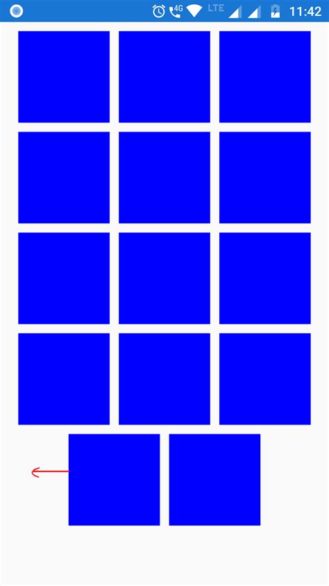 how to align items from start in a flex layout of xamarin