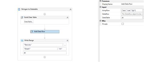add array of string to datatable help uipath community forum