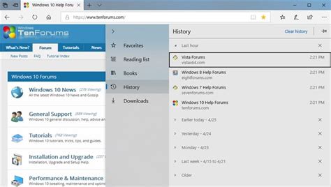 How To Clear History On Microsoft Edge Windows 10 Osedreams