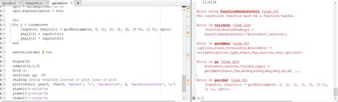optimization of a function using genetic algorithm in matlab projects