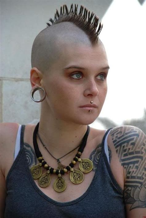 8 11 Punk Hair Girl Mohawk Short Hair Styles