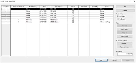solved revisions on sheet revision number in drawing history