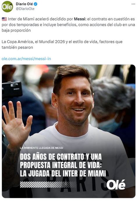Lionel Messi Al Inter Miami En Vivo últimas Noticias Messi Vuelve Al