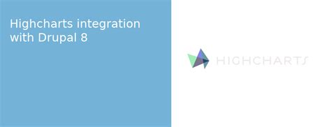 highcharts integration with drupal 8