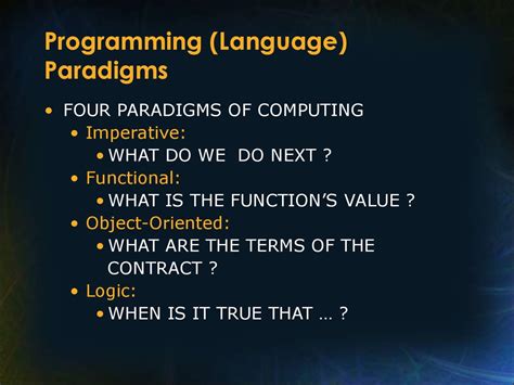 introduction and paradigms programming language concepts lecture 1