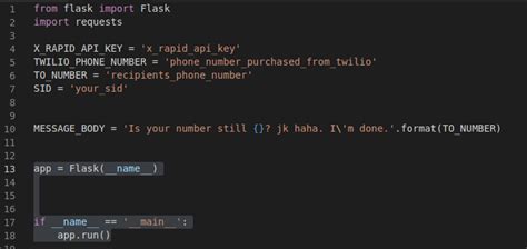 how to send sms in python with flask and twilio [python sms api tutorial]