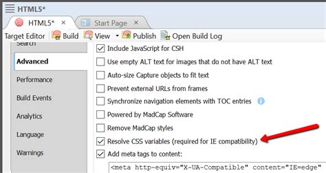 using css variables in madcap flare 2019