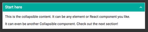 react component to wrap content in collapsible element