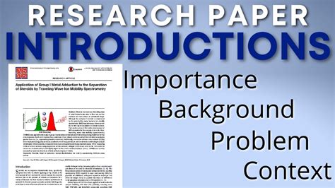 How To Write A Research Paper Introduction For Publication With My