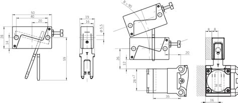 radiusbetaetiger p oun hinged actuator top bottom for safety switches