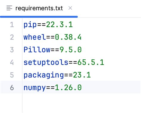 manage dependencies using requirements txt intellij idea documentation