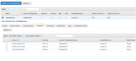 configure amazon ec2 instances in an auto scaling group using state