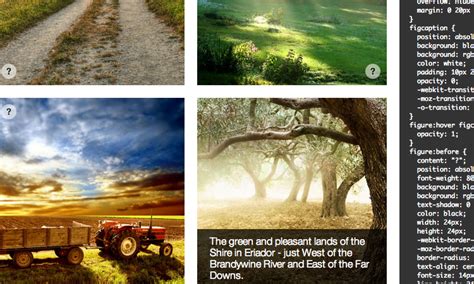 best open source css3 and jquery image captions
