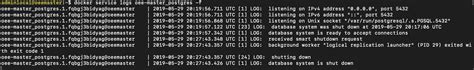 postgresql postgres not starting on swarm server reboot stack overflow