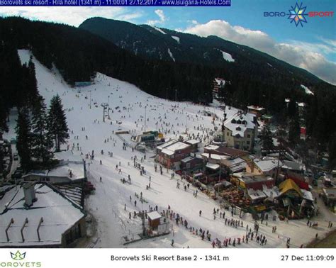 Borovets Ski Resort Rila Hotel Уеб камера архив 27 12 2017