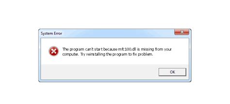 how to fix mfc100 dll errors on windows 10 8 1