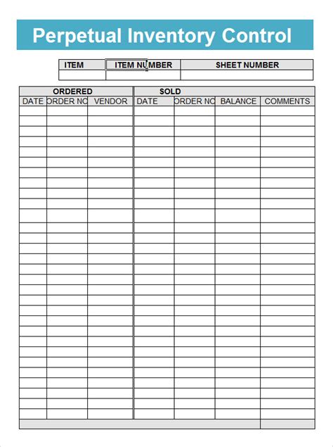 6 Inventory Tracking Samples – Pdf Word Sample Templates