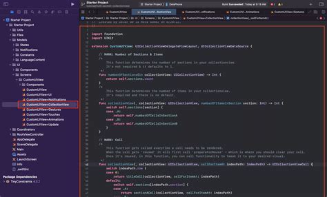 how to create a uicollectionview with multiple sections in swift