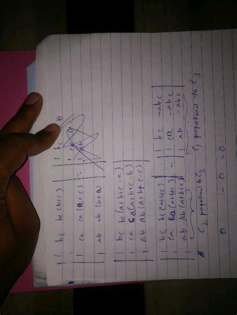 Using The Properties Of Determinant And Without Expanding Prove That