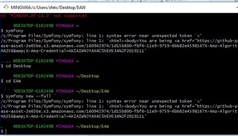 php why am i facing with this problem when run symfony stack overflow