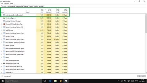 high memory usage msmpeng exe on windows 10 microsoft community