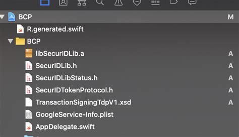 objective c static library integration in swift application rsa