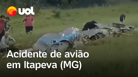 Avião Cai Em Minas Gerais E Deixa 7 Mortos Youtube