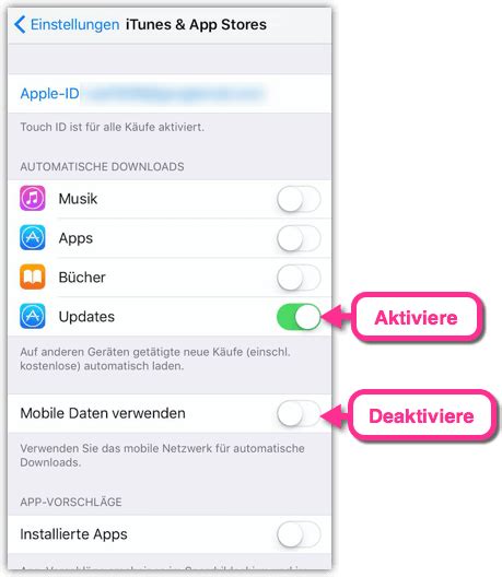 Iphone Apps Automatisch Updaten Aktivieren And Deaktivieren Techmixx