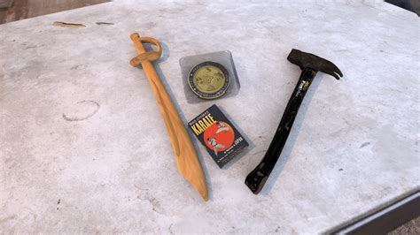 artstation random objects on a table