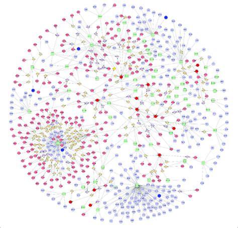 Metabolite To Gene Interaction Network Download Scientific Diagram