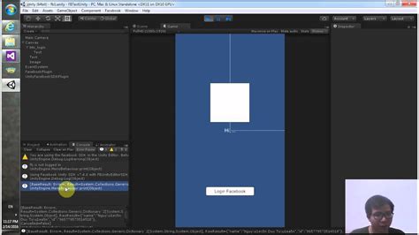 [ unity tutorial ] sử dụng facebook sdk với unity youtube