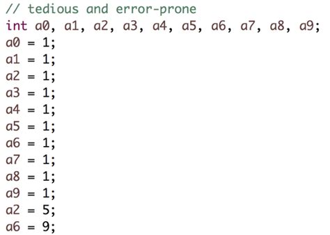 1d arrays