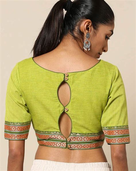 38 Simple And Stylish Blouse Back Neck Designs • Keep Me Stylish