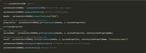 cyclone control sdk automated flash programming with python