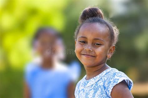 4 501 Outdoor Portrait Cute Young Black Girl African People Stock