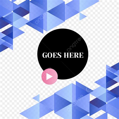 Gambar Gradien Perbatasan Bentuk Segitiga Geometris Abstrak Biru