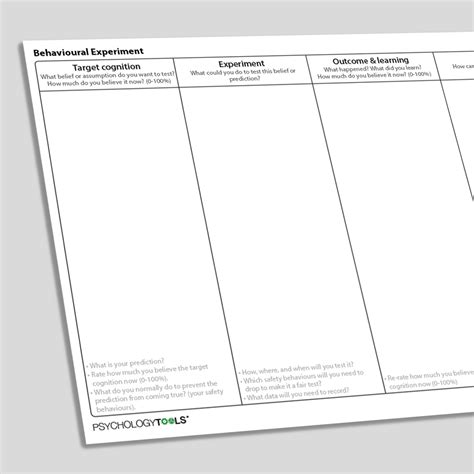 Behavioral Experiment