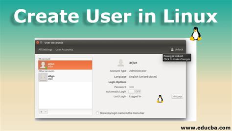 create user in linux how to create user in shell terminal and gui