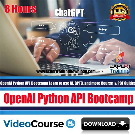 openai python api bootcamp learn to use ai gpt3 and more course and pdf