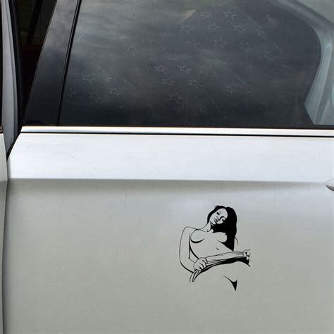 Sexy Woman Car Sticker Naked Hot Girl Stripper Decal Vinyl Universal