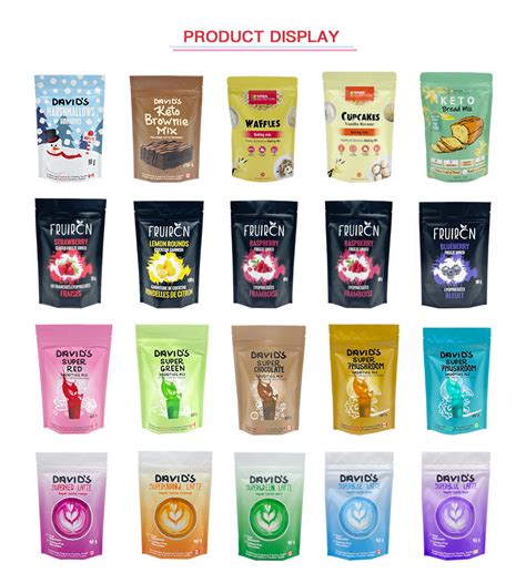 Kwinpack Custom Logo Stand Up Pouch For Snack Food Spice Nut Packaging