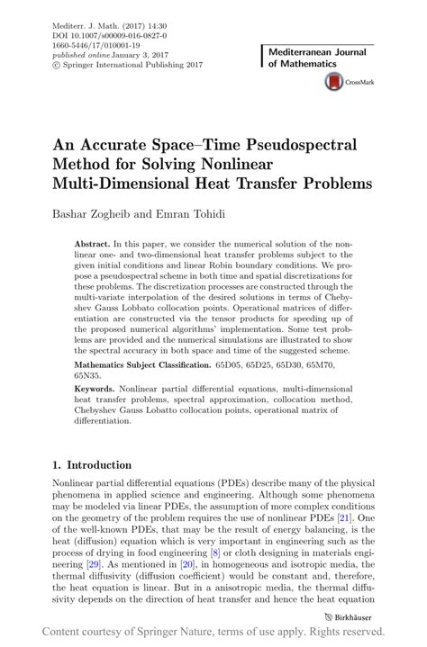 an accurate space time pseudospectral method for solving nonlinear