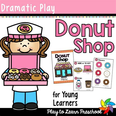Donut Shop Dramatic Play Center For Preschoolers