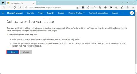 How To Set Up Two Factor Authentication 2fa On A Microsoft Account