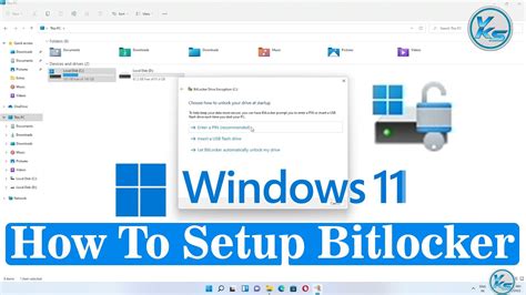 How To Setup Bitlocker On Windows 11 Youtube