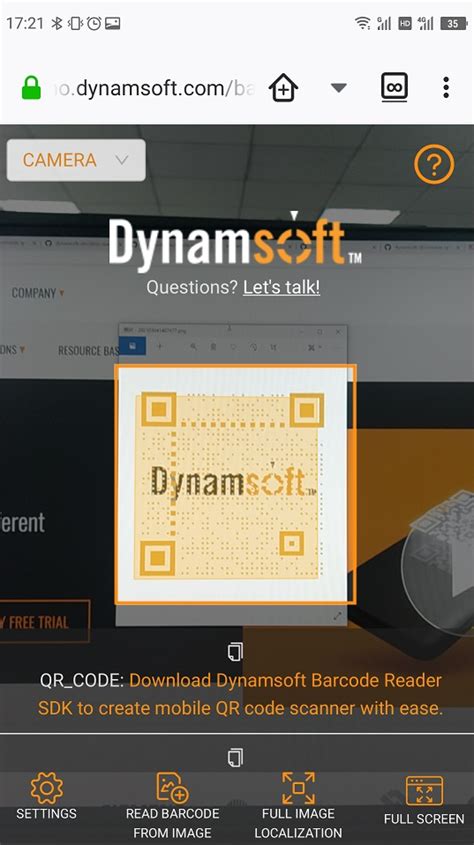 online qr code scanner in html5 and javascript dynamsoft developers