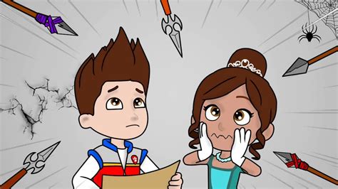 Undo Paw Patrol Ryder X Princess Barkingburg Dangerous Palace Moment