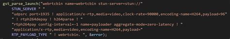 c gstreamer h264 udp webrtc restreaming stack overflow