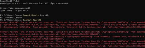 how to install and use the azuread powershell module scripting up in